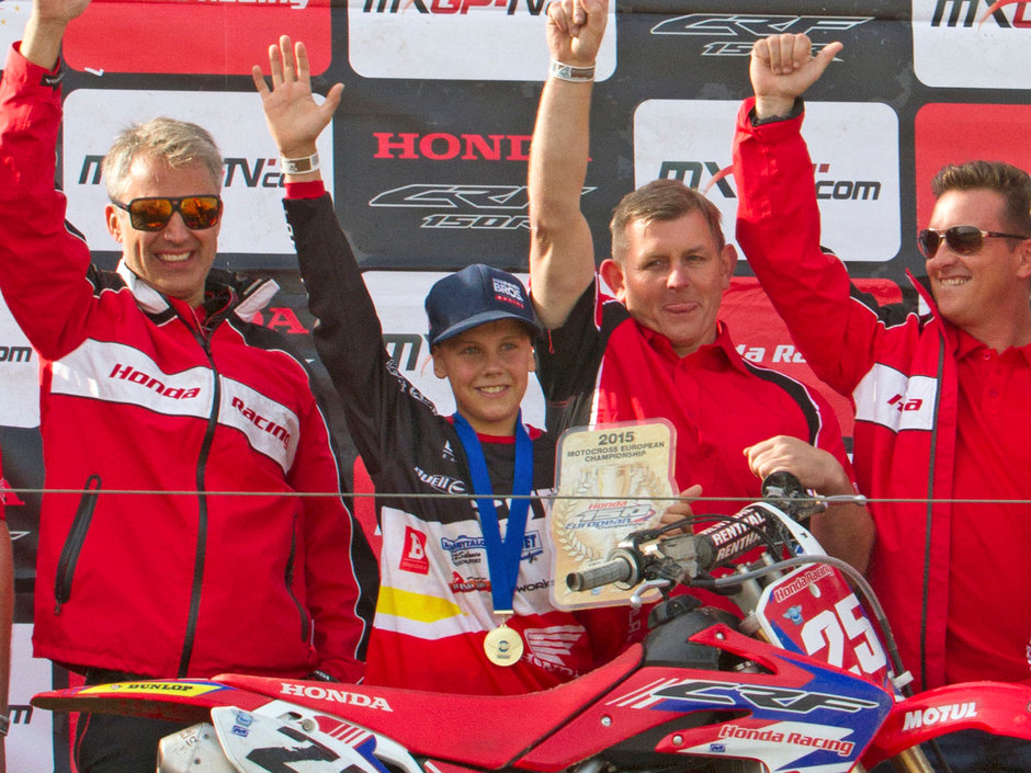 Emil Weckman ajoi motocrossin EM-kultaa